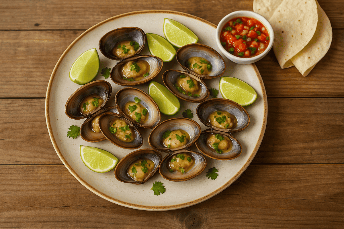 Grilled Chocolate Clams, known as Almejas Chocolatas, are a Baja ...