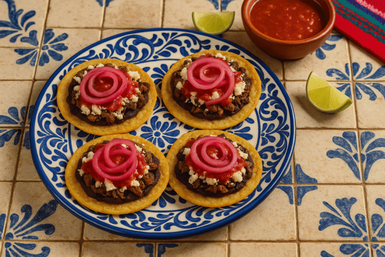 Garnachas Istmeñas Recipe: Oaxaca’s Crispy, Saucy Street Bite in Mini ...