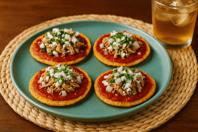 Garnachas Istmeñas Recipe: Oaxaca’s Crispy, Saucy Street Bite in Mini ...