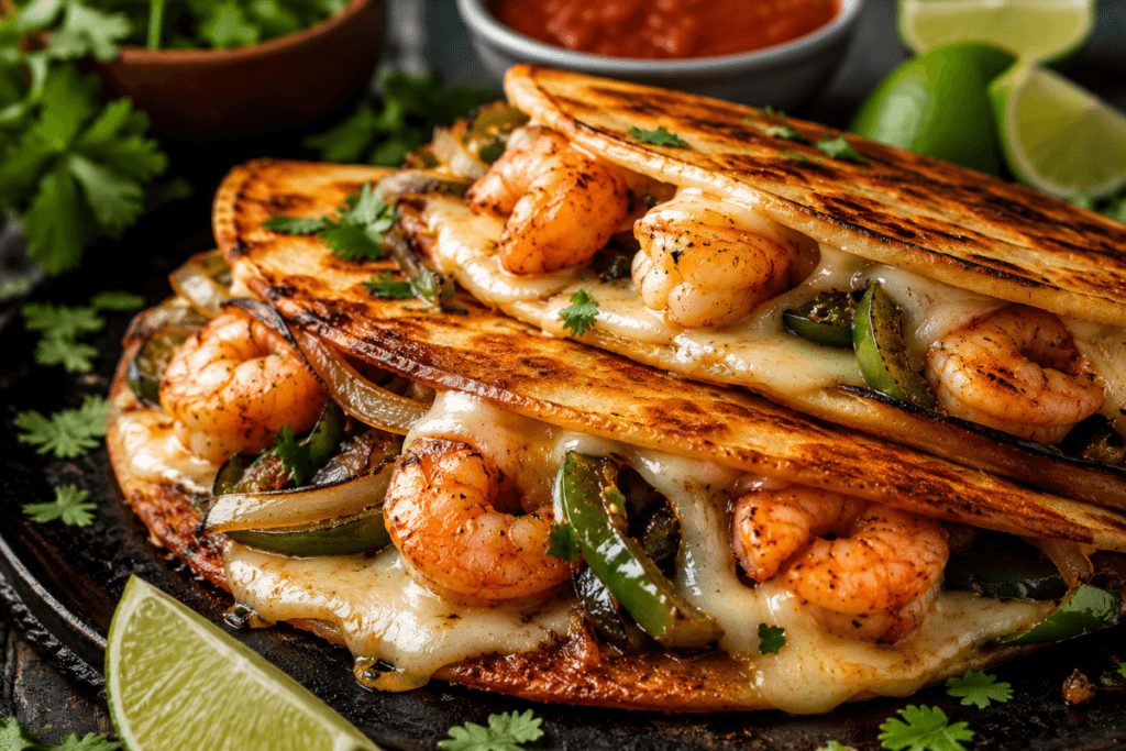 Tacos Gobernador Recipe (Cheesy Shrimp Tacos)